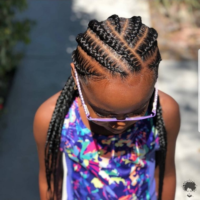 Perfect Cornrow Braiding Models For Teenager Kids