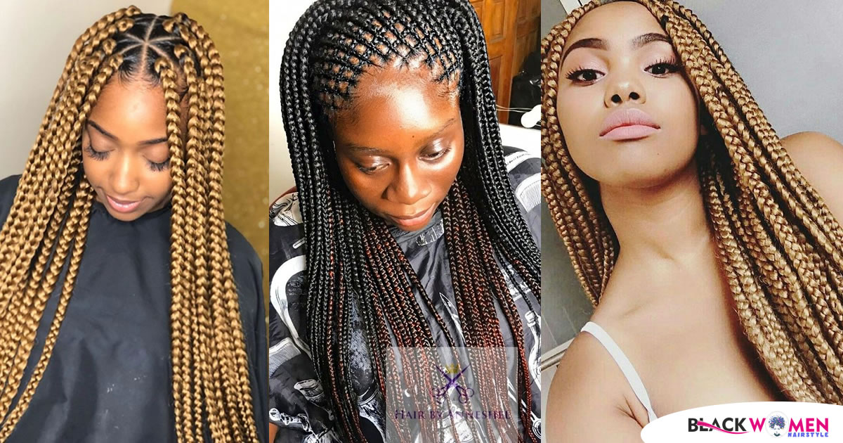 120 Highlight Colors For Box Braided Hair – Braids Hairstyles for Kids