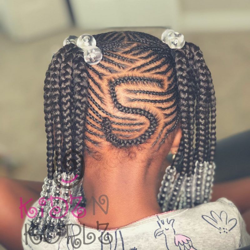 Fabulous Cornrows Made As An Accessorie
