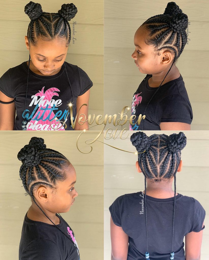 Daily Cornrow Styles For Little Girls