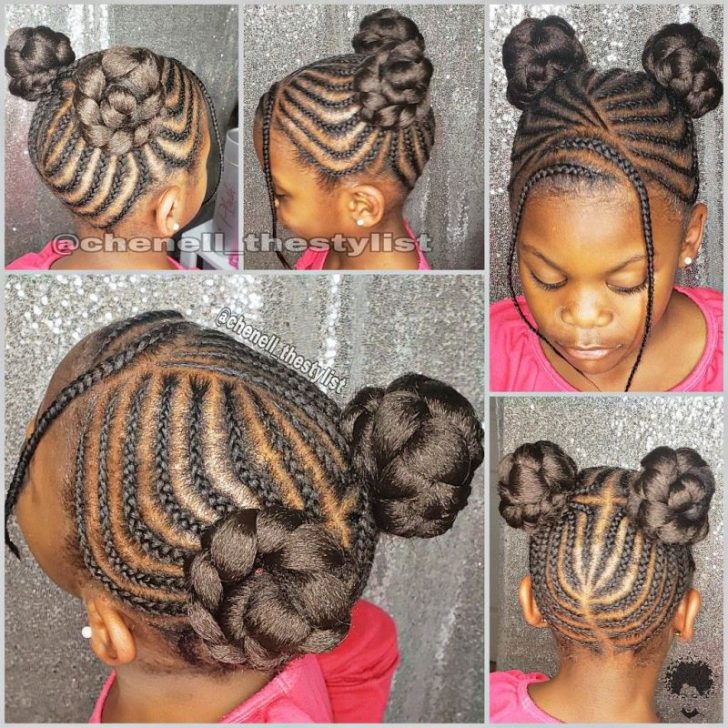 Braided Bun Hairstyles For Girls – Braids Hairstyles for Kids