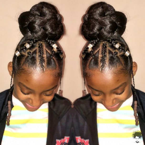 Braided Bun Hairstyles For Girls – Braids Hairstyles for Kids