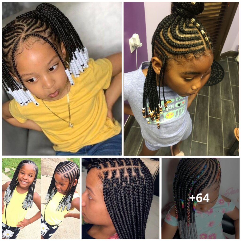 Horse Tail Braid Style For Kids