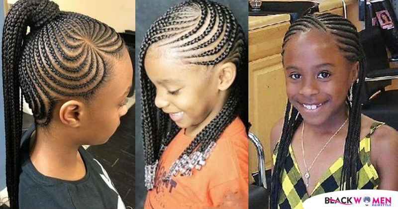 Sweet Cornrows For Cute Little Girls – Braids Hairstyles for Kids