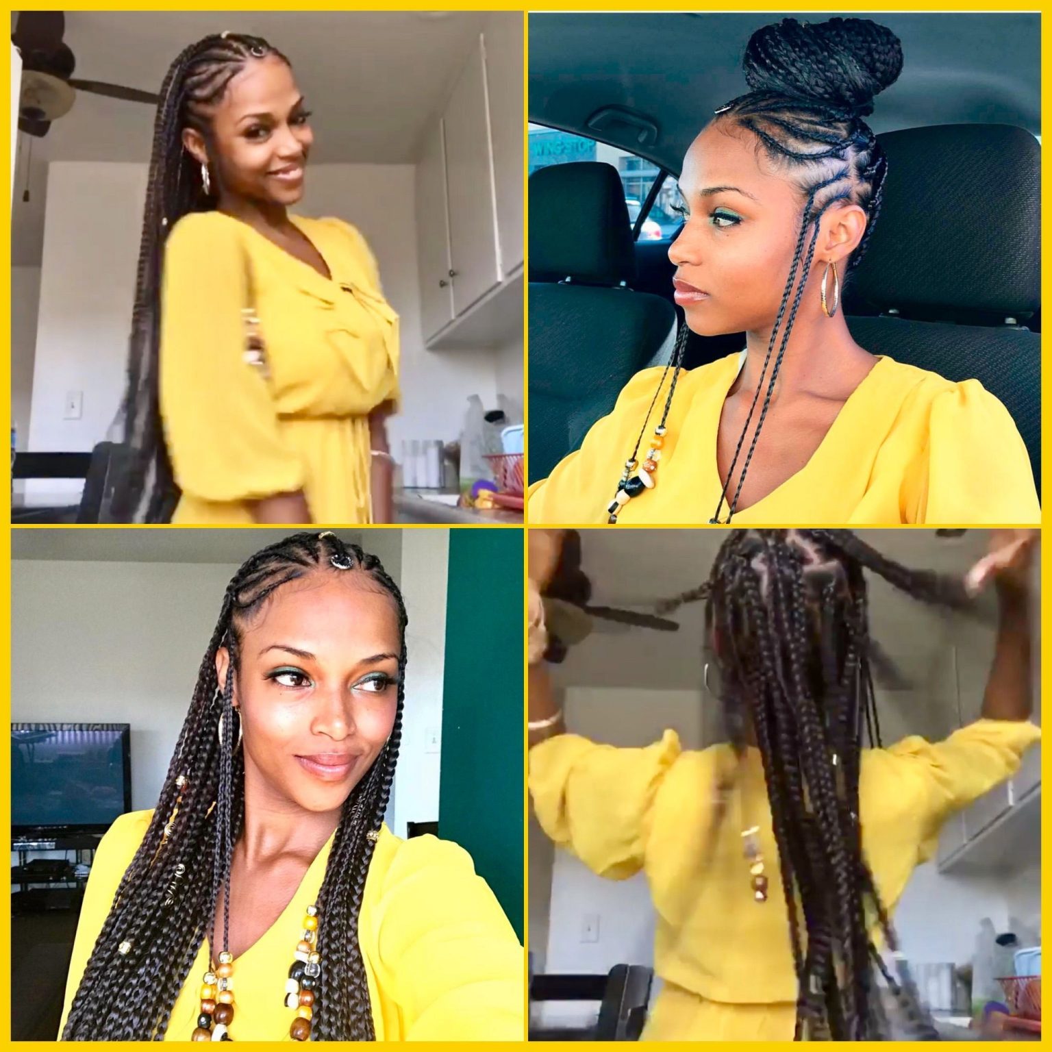50 Aesthetic Braided Hairstyles – African Braided Hair For Ladies 2020