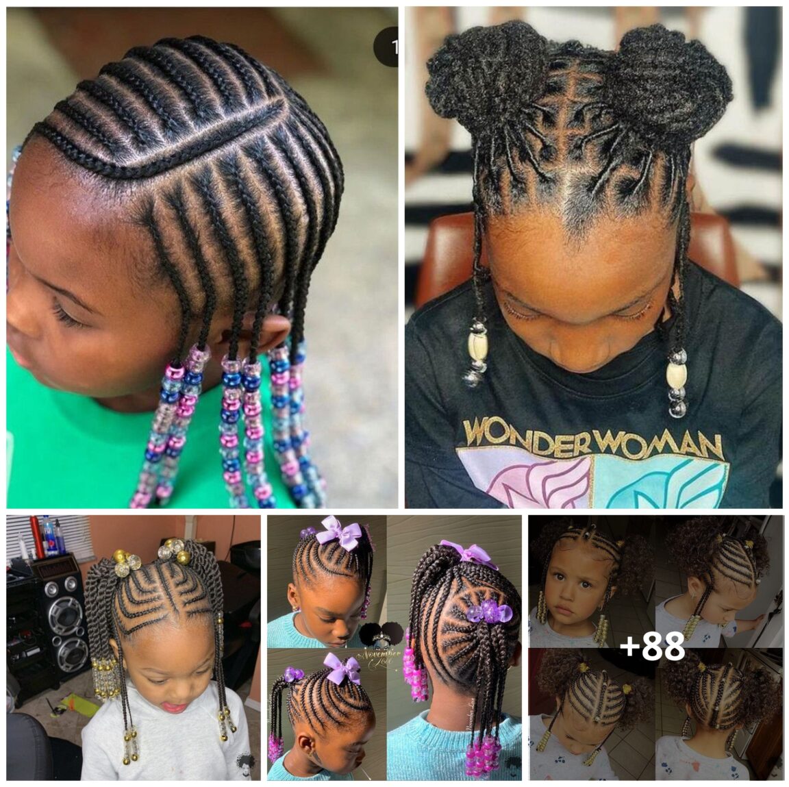 Trend 88 photos of Hair Braiding Models - 2024 Little Girl Braided ...