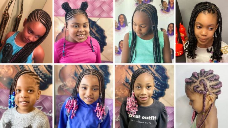 Children Braidings With Natural Hair - Braids Hairstyles for Kids