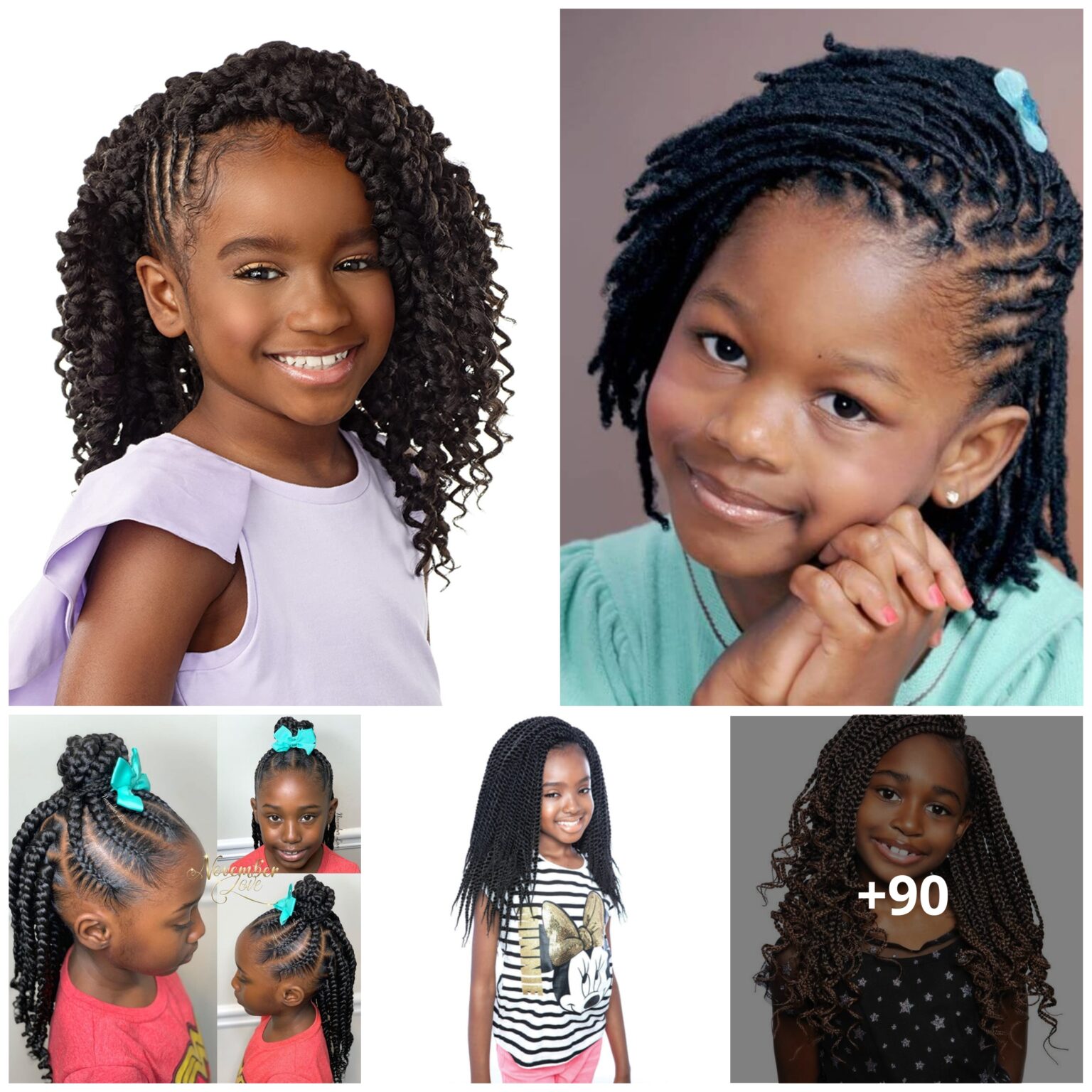 2024 Amazing Braid Hairstyles For Kids Compilation | Cute Braids ...