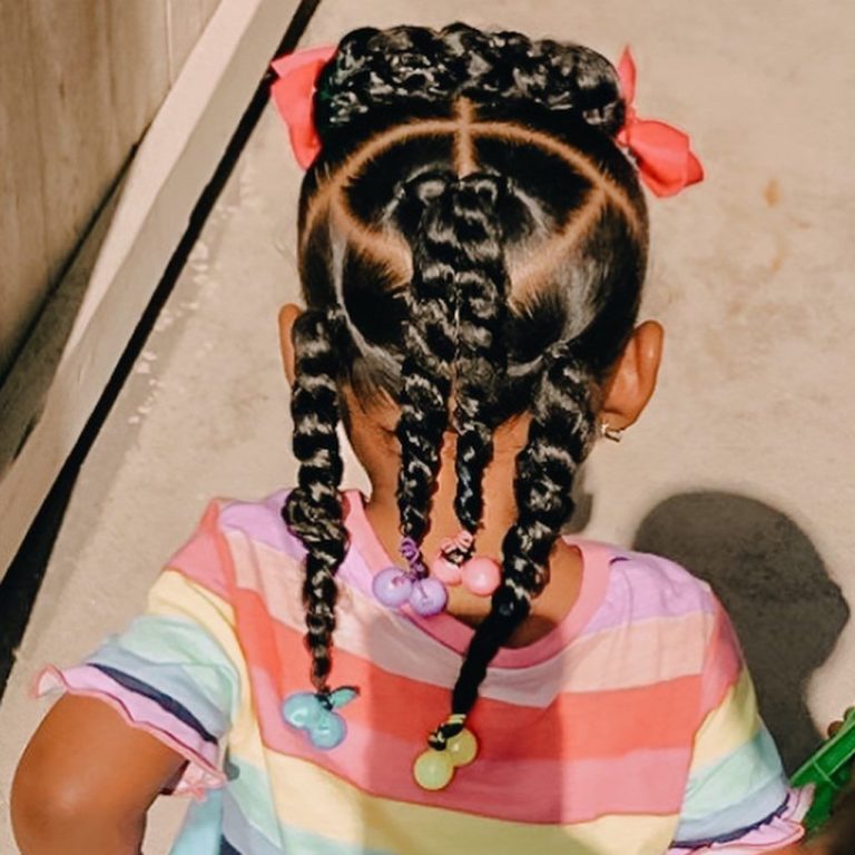 40 Tastefully Selected Braid Styles for Little School Girls