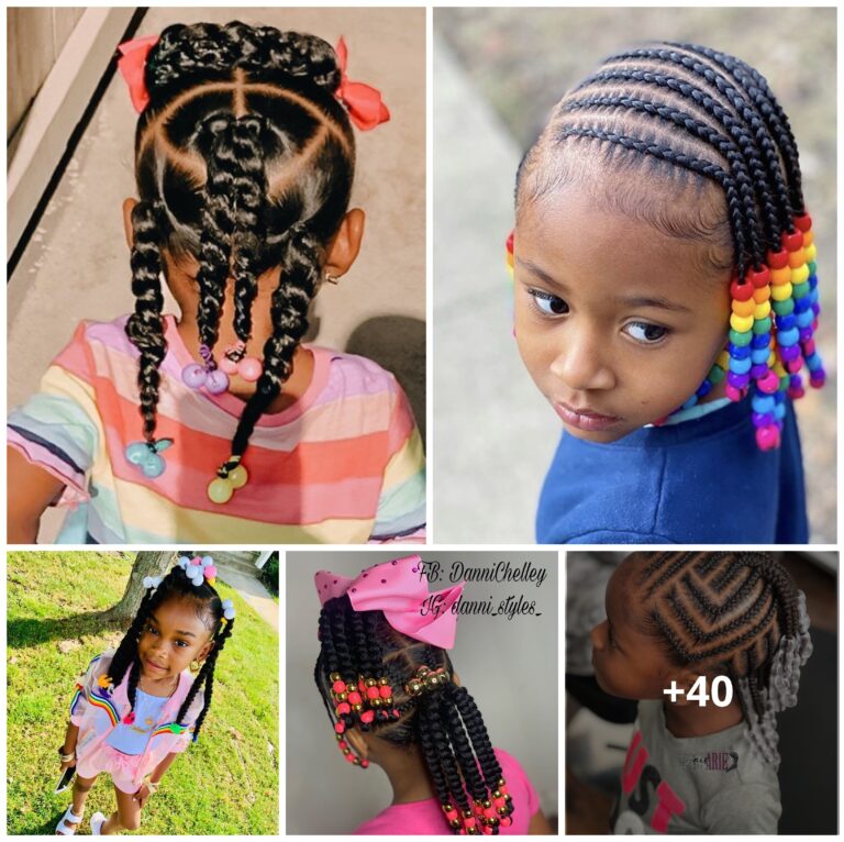 40 Tastefully Selected Braid Styles for Little School Girls