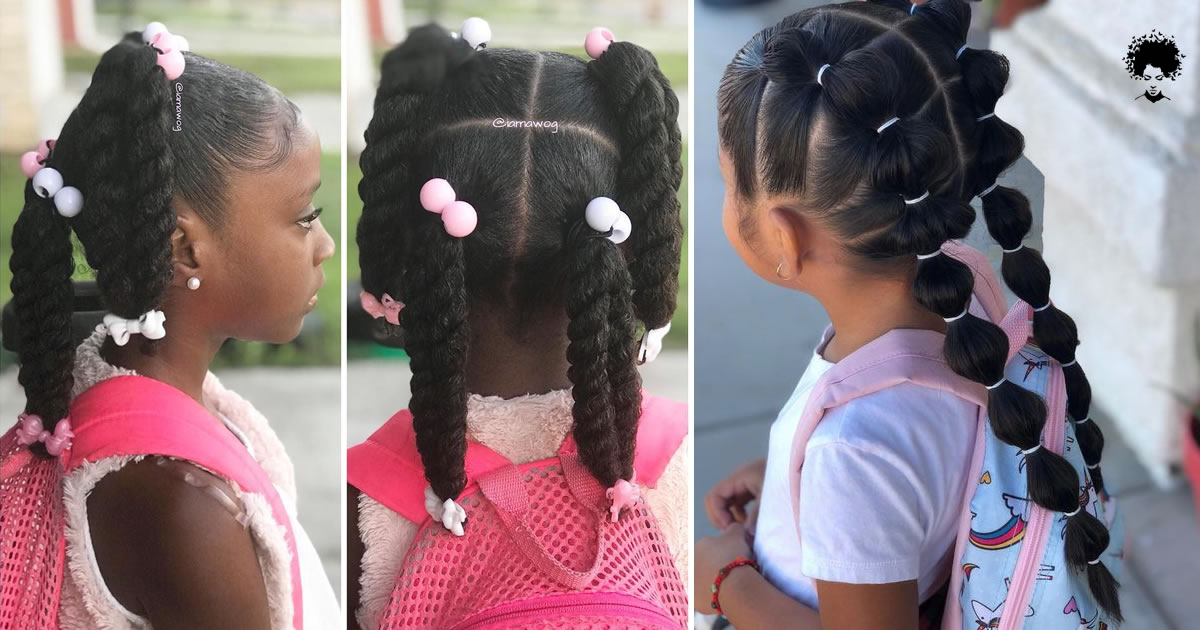 40 Tastefully Selected Braid Styles for Little School Girls