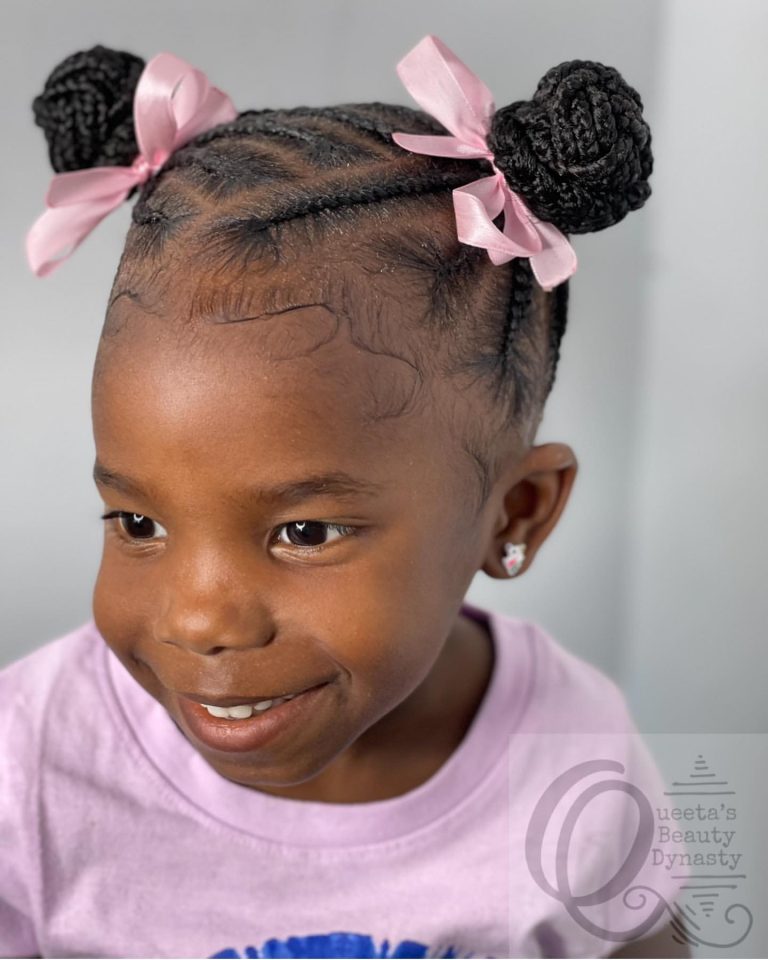 40 Black Natural Hairstyles For Kids – Braids Hairstyles for Kids