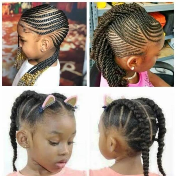Top Adorably Gorgeous Cornrow Hairstyles For Little Girls That’ll Melt ...