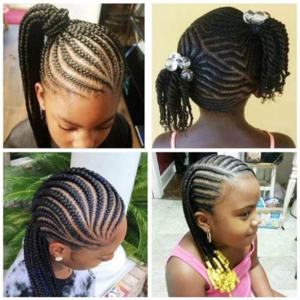 Top Adorably Gorgeous Cornrow Hairstyles For Little Girls That’ll Melt ...