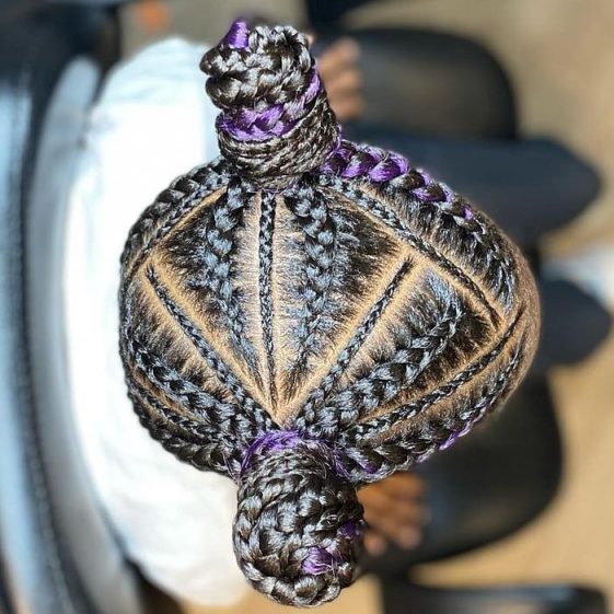 78 Photos: Cornrow Hairstyles Your Little Girls – Braids Hairstyles for ...