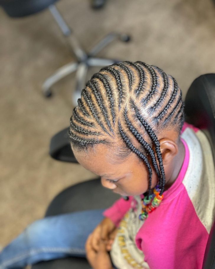 78 Photos: Cornrow Hairstyles Your Little Girls – Braids Hairstyles for ...