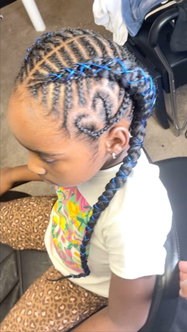 78 Photos: Cornrow Hairstyles Your Little Girls – Braids Hairstyles for ...