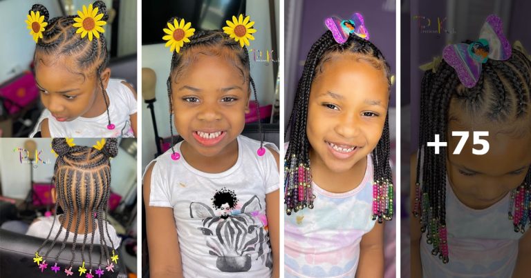 78 Photos: Cornrow Hairstyles Your Little Girls – Braids Hairstyles for ...
