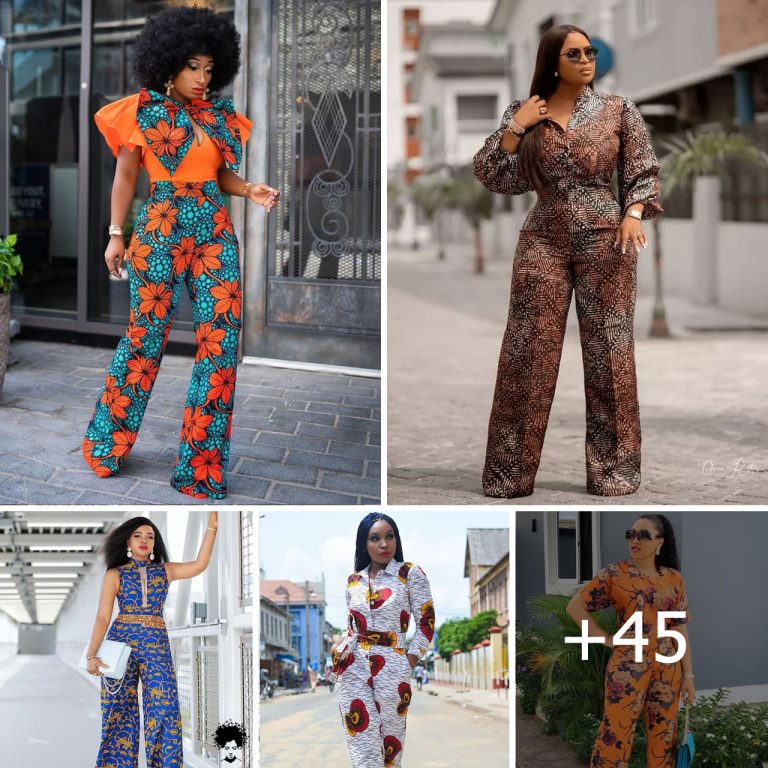 African Jumpsuit: 45 Latest Ankara Jumpsuit Styles