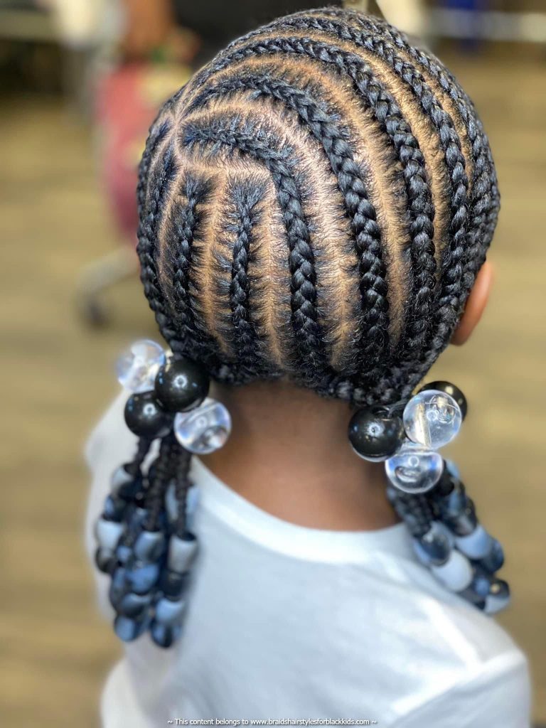 Chic Braids for Little Crowns: African Braid Innovations for Kids with ...