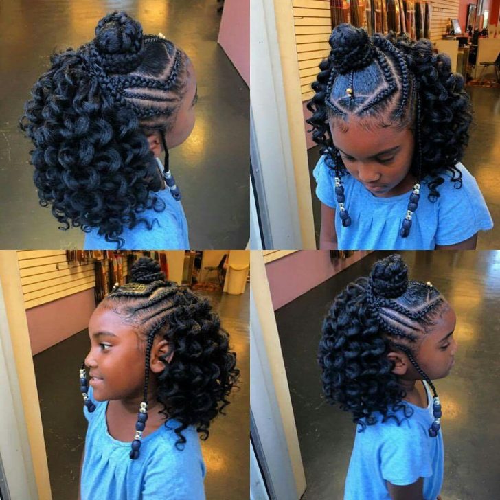 Stylish Curly Crochet Styles for Little Fashionistas: Girls' Edition