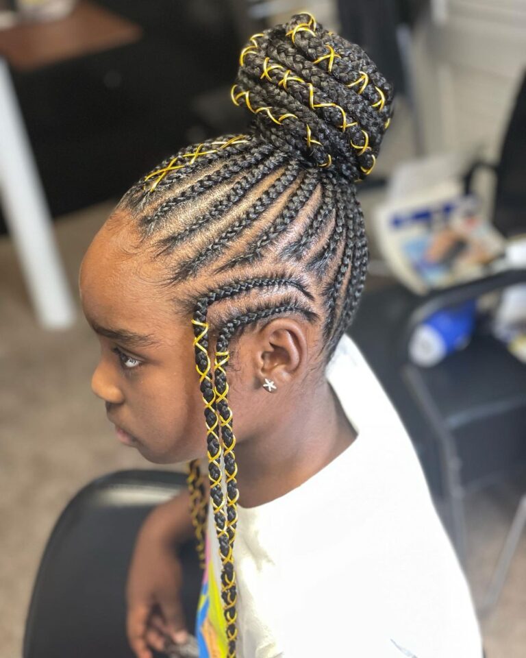 40 – Braids Hairstyles for Kids