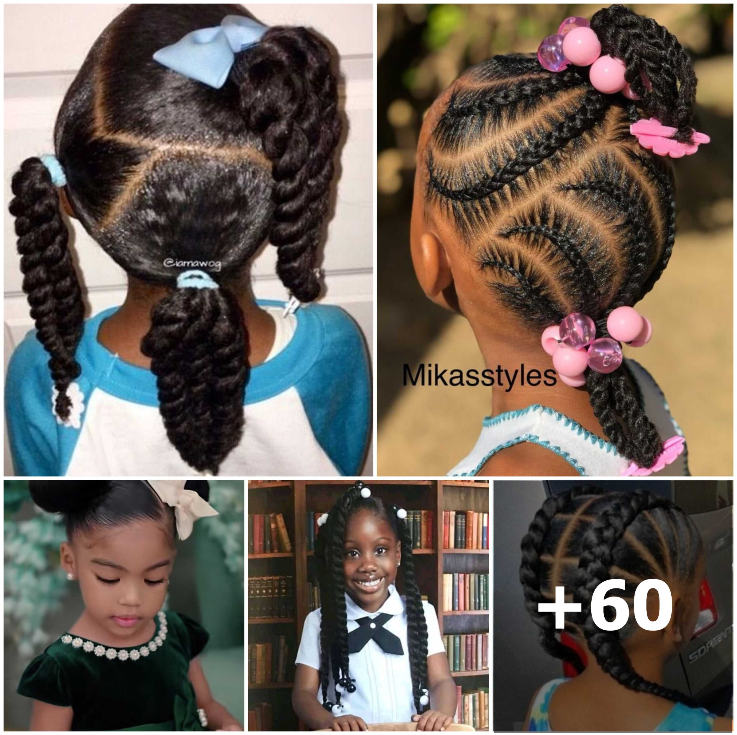 Tiny Twinkles: The Allure of Mini Space Buns in Kids' Half-Up Hairstyles