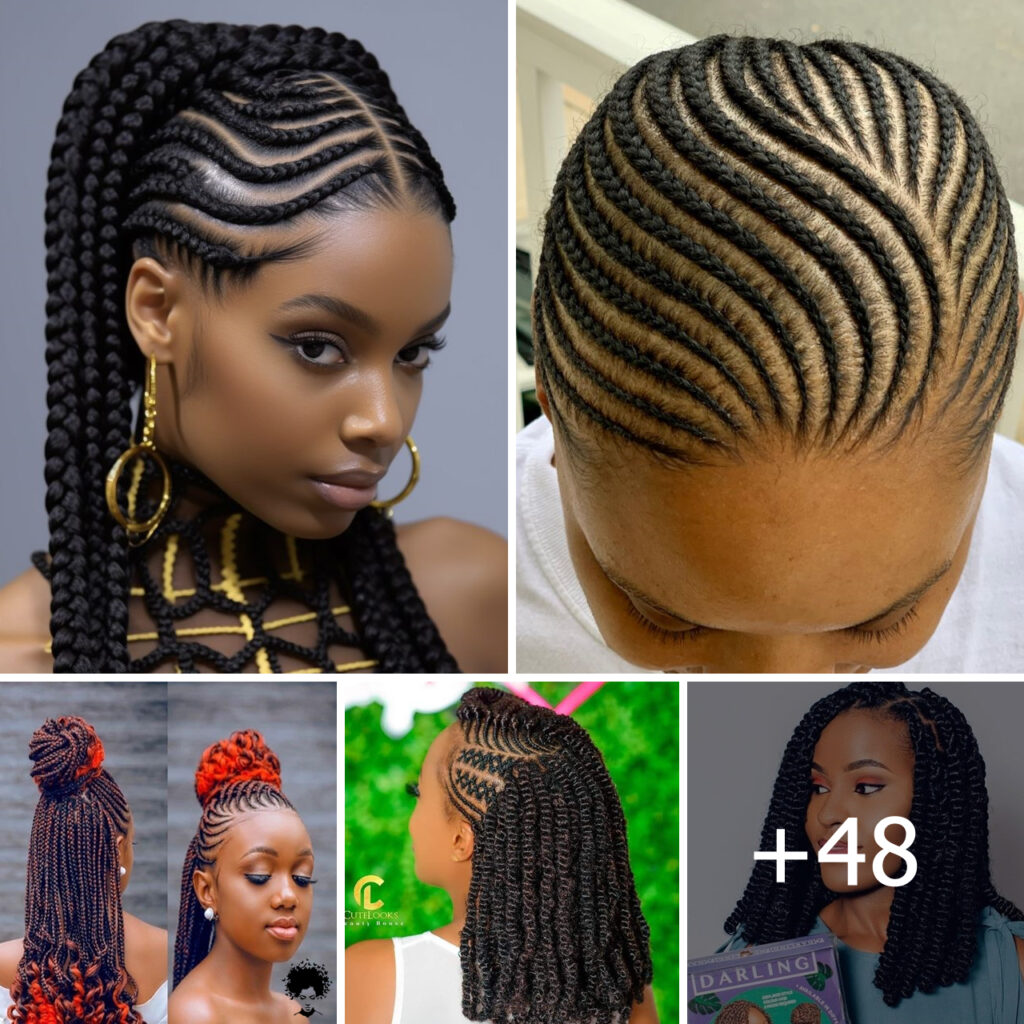 2024 Chic Braided Hairstyles for Women - Elegant African Inspired Looks