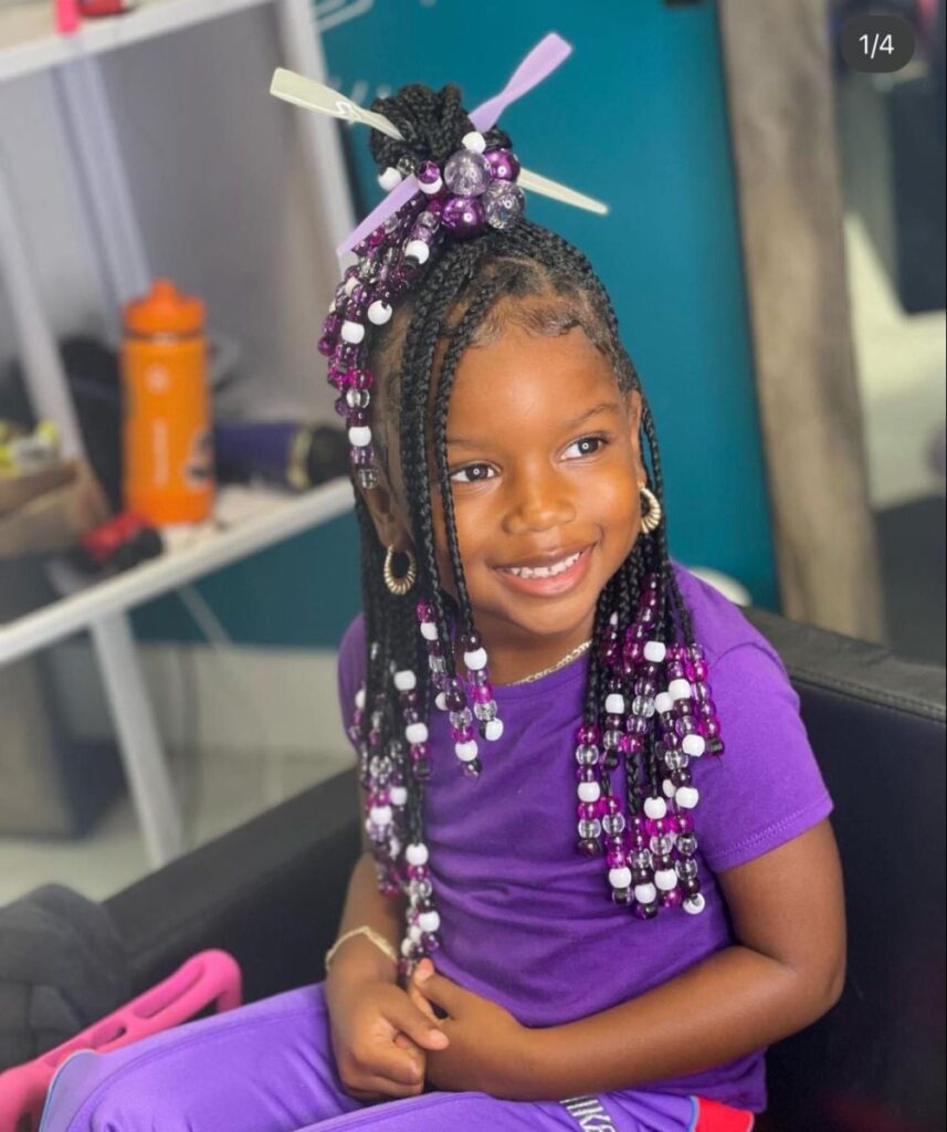 Creative Bead Hairstyle Ideas for Children's Fun and Stylish Looks.