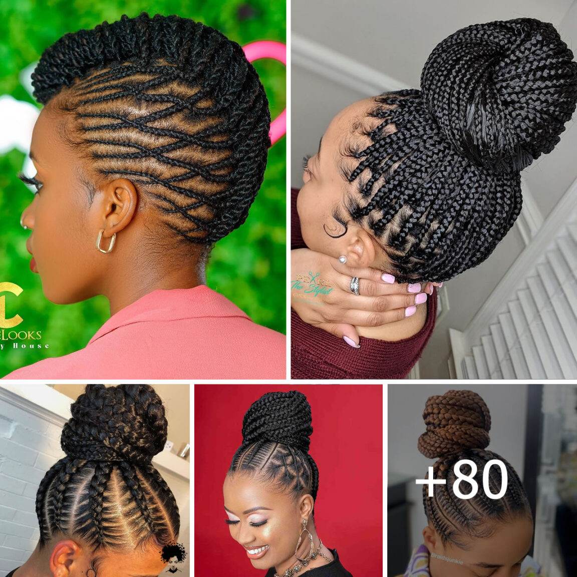 80+ Magnificent Black Braided Updos to Look Classy and Sophisticated