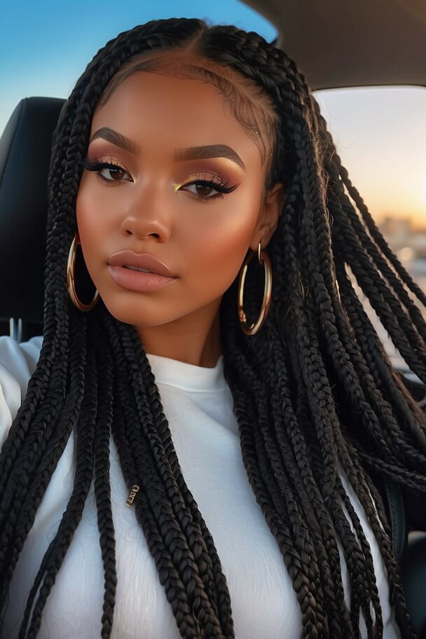 66 Box Braid Hairstyle Ideas to Switch Up Your Look