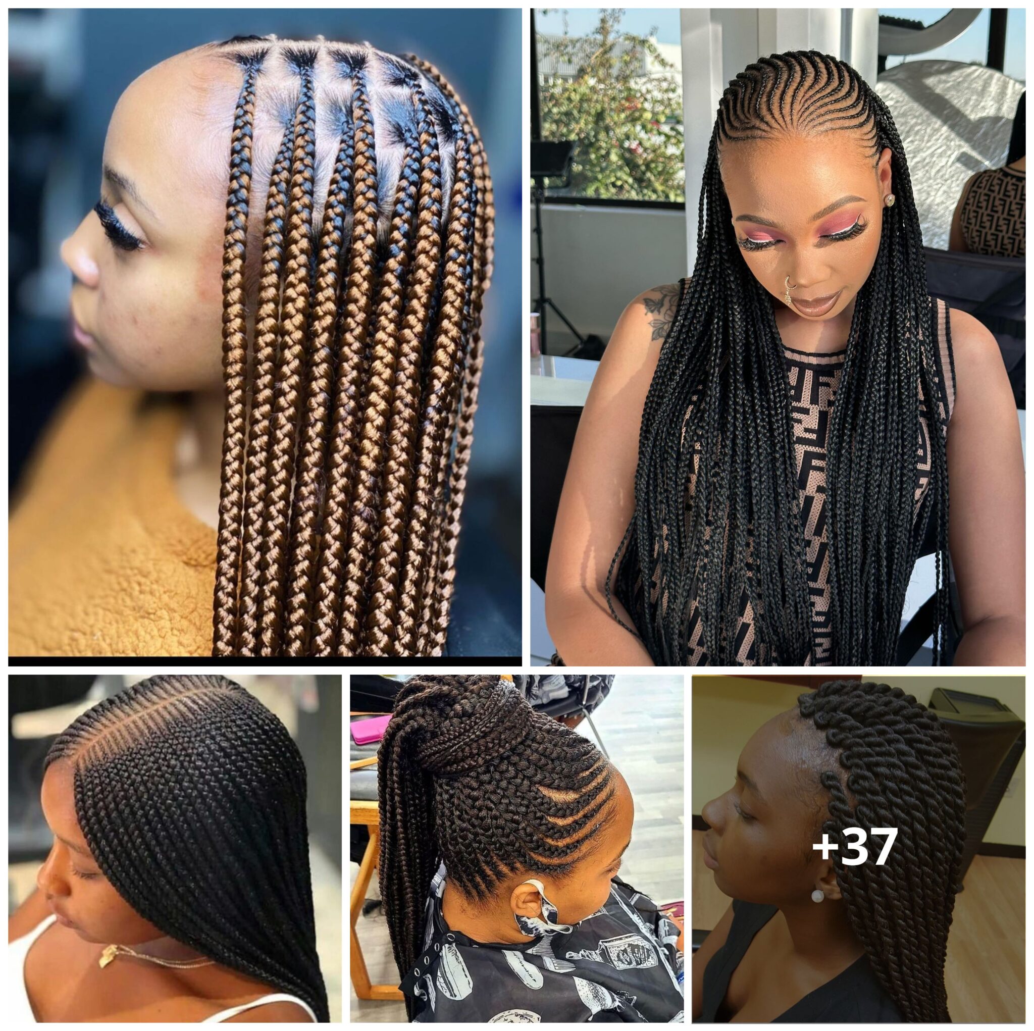 Ghana Braids: 37 Intricate Ideas to Try in 2024 – Braids Hairstyles for ...