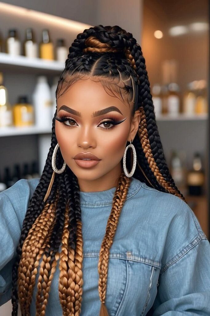 66 Box Braid Hairstyle Ideas to Switch Up Your Look