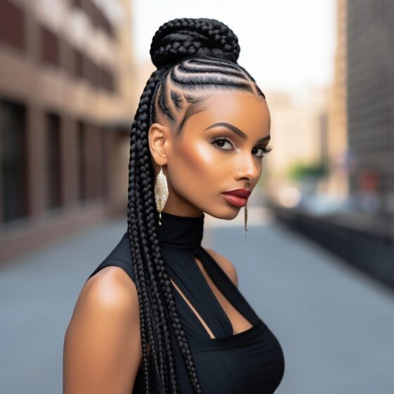 Trendy all back braids hairstyles you will love.