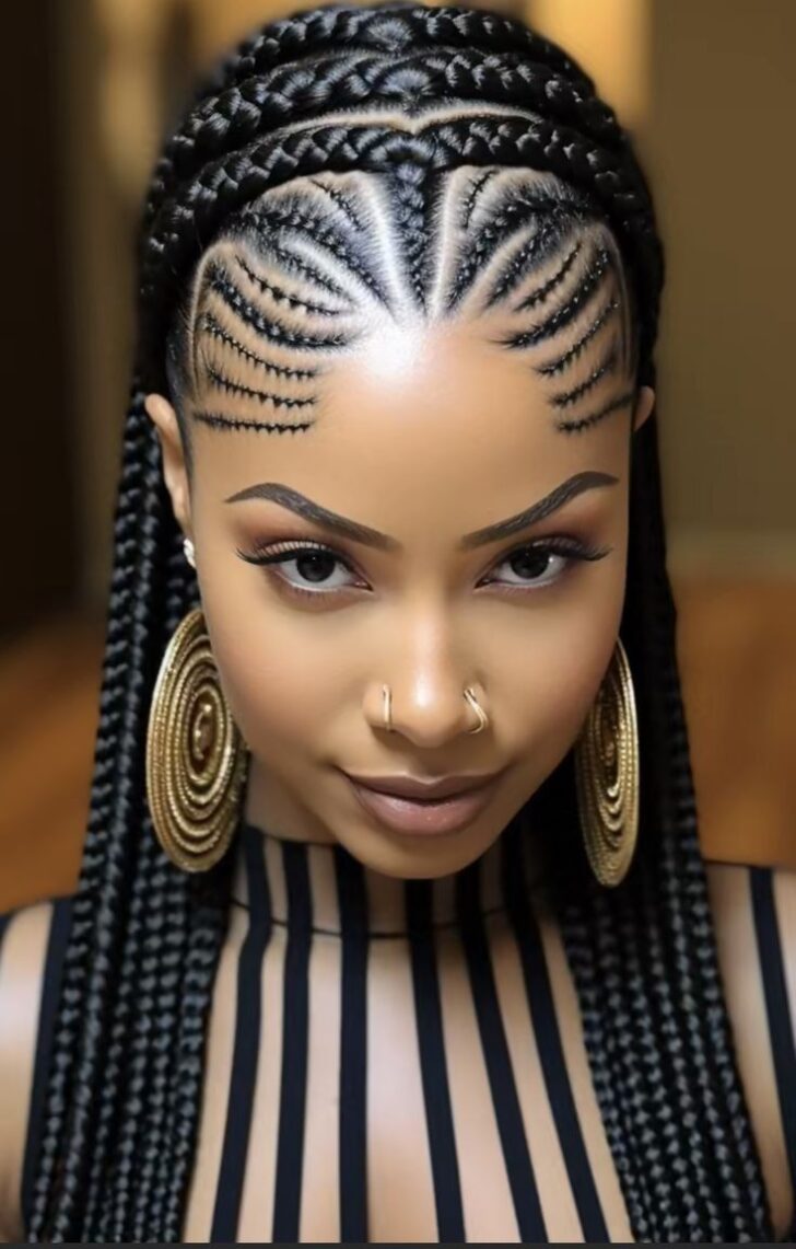 Trendy all back braids hairstyles you will love. – Braids Hairstyles ...