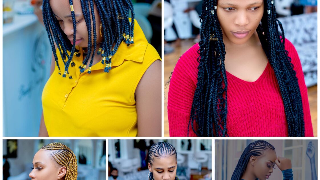 Bantu Knots Quadrants With Fulani Braids – Braids Hairstyles for Kids