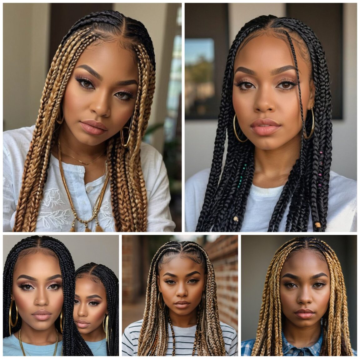 70 Latest Braids Hairstyles For Young Girls