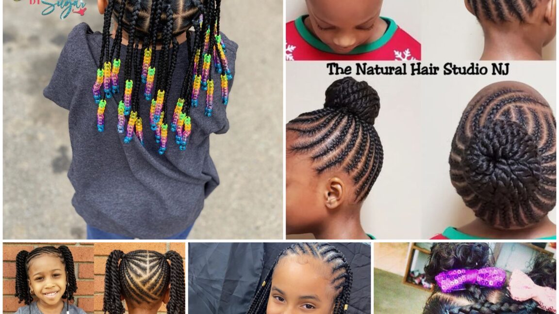 How To Comb Our Daughter’s Beautiful Puffy Hair – Braids Hairstyles for ...