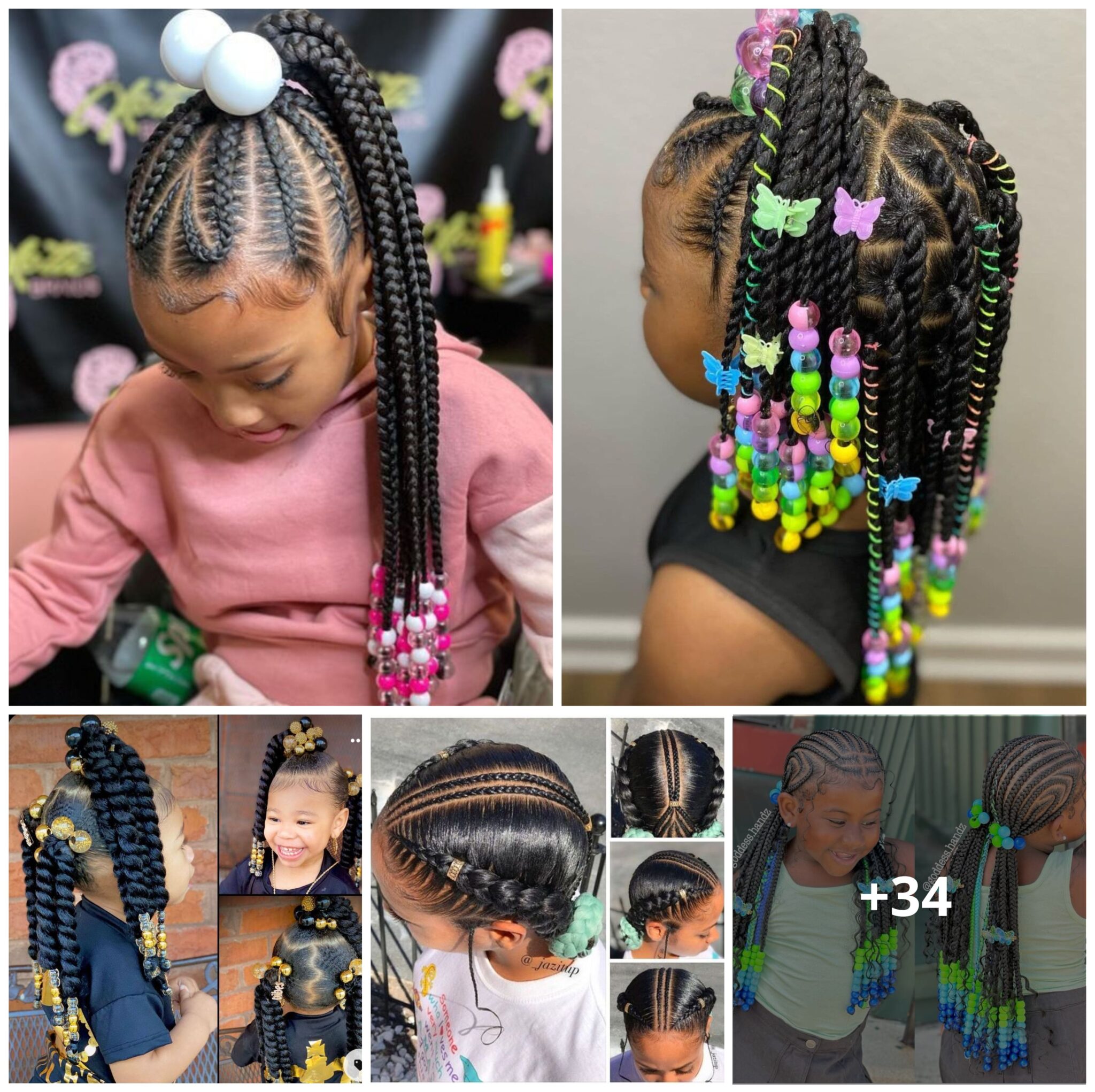 33 Braid styles For Little Girls With Natural Hair – Braids Hairstyles ...