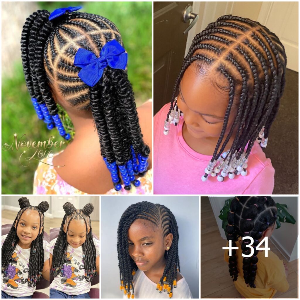 40 Pretty Natural Hairstyles for Nine Years Old Girls That Encourages Self-Love – Braids ...