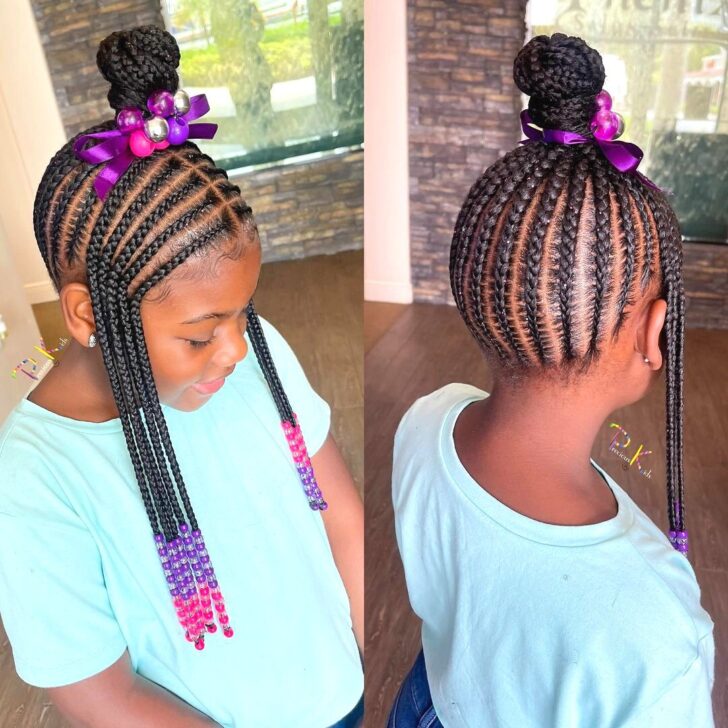 40 Pretty Natural Hairstyles for Nine Years Old Girls That Encourages Self-Love