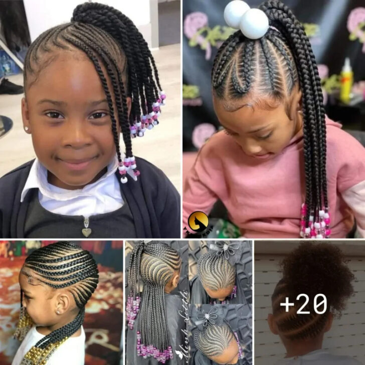 20+ PHOTOS: Cornrow braids for kids – Braids Hairstyles for Kids