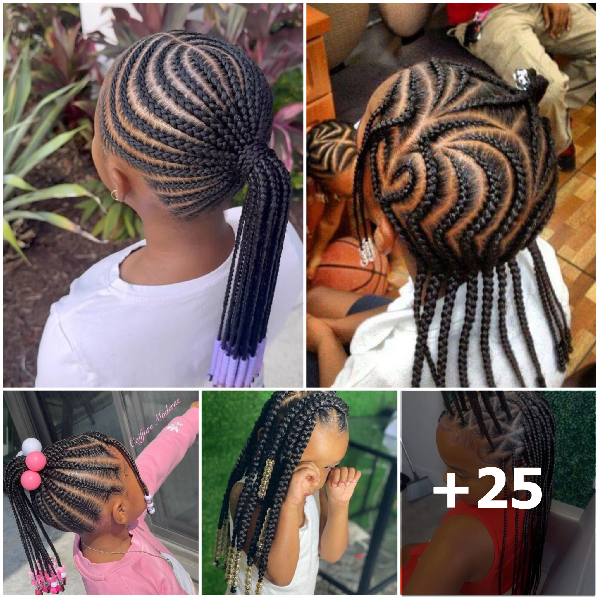 30 PHOTOS: Cute and Simple Cornrows for Little Girls