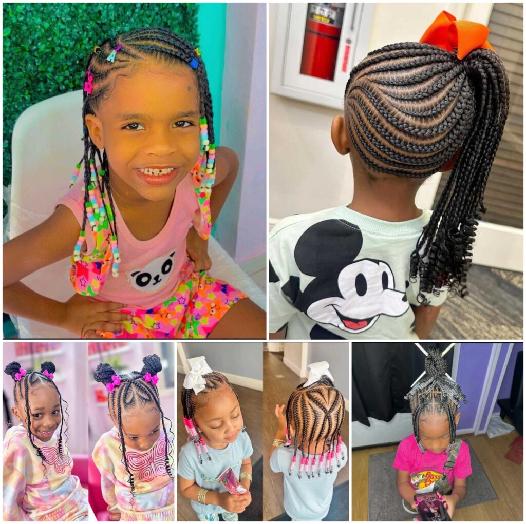 Creative and Neat Cornrow Braids for Kids to Shine [PHOTOS]