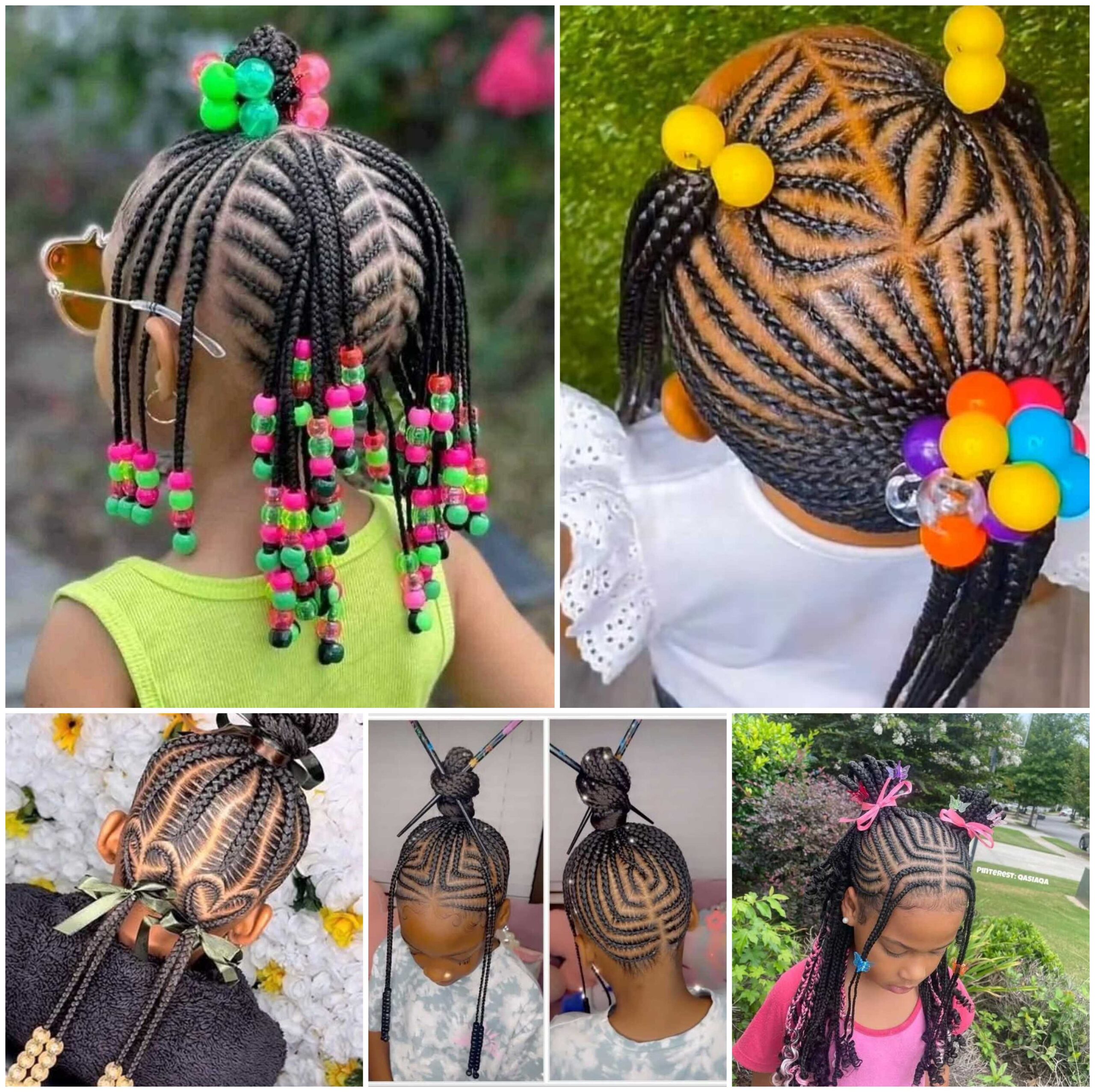 Eye-Catching Braids with Beads for Fun-Loving Kids