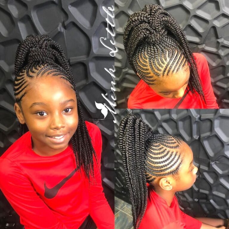 27 PHOTOS: School-Ready African Cornrow Hairstyles for Kids