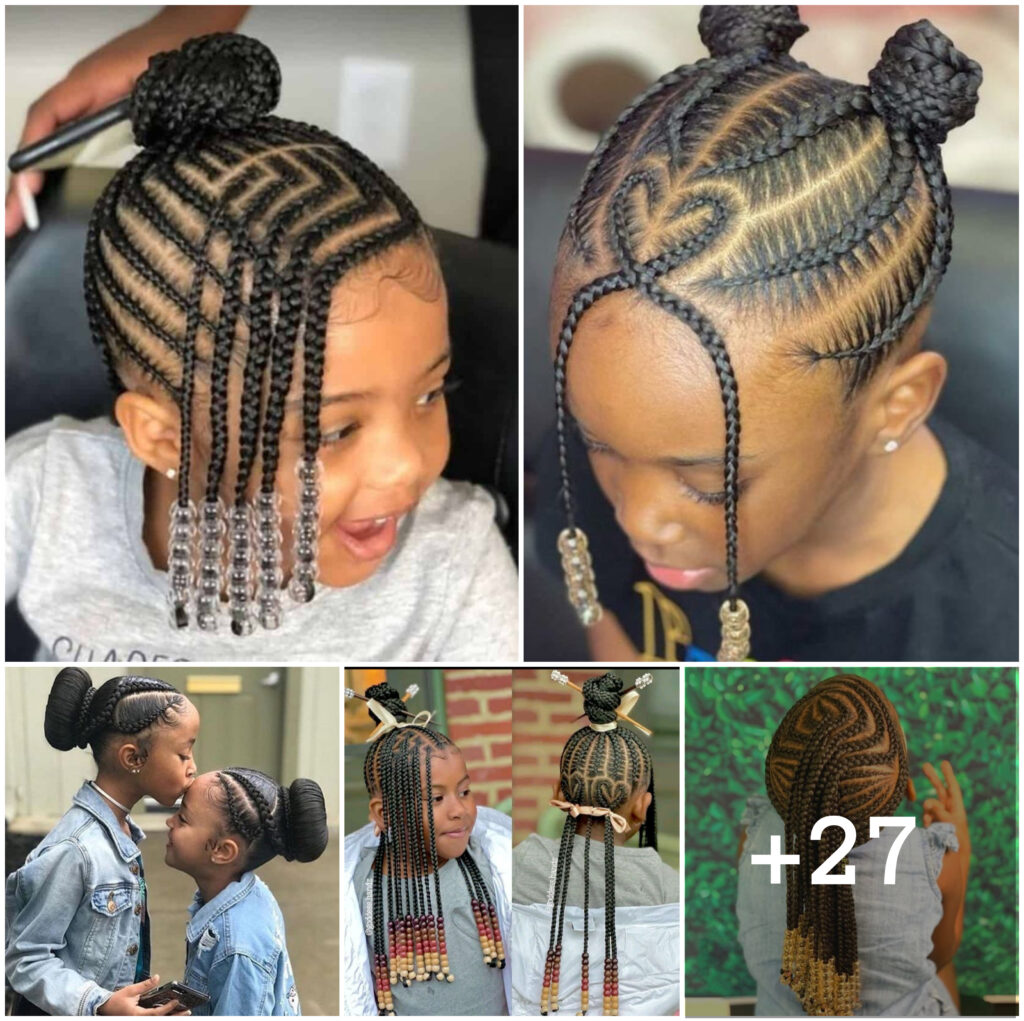 27 PHOTOS: School-Ready African Cornrow Hairstyles for Kids
